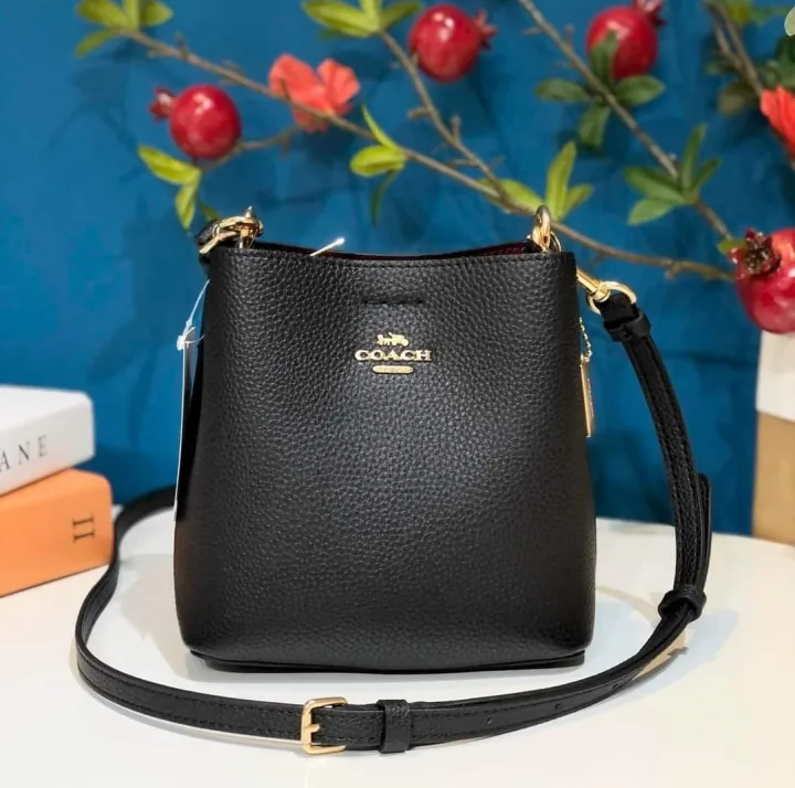 Coach Women's C7266 Mini Town Bucket Bag - Black | Lazada PH