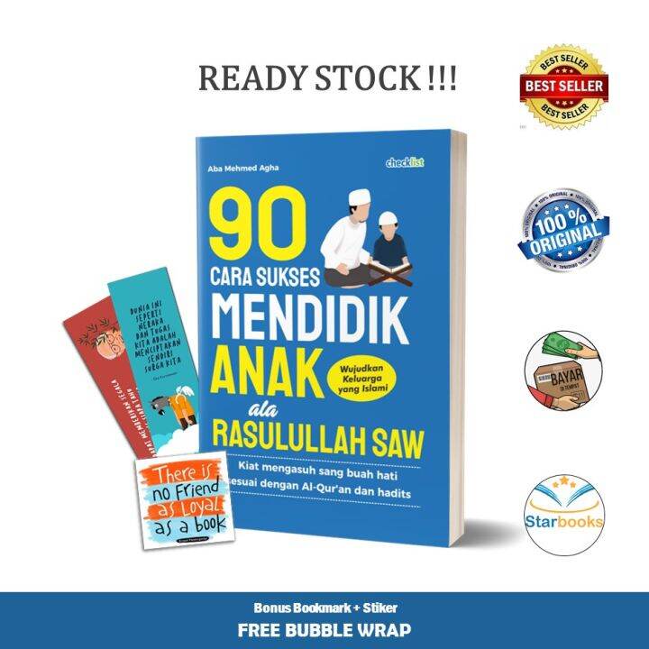 Buku 90 Cara Sukses Mendidik Anak ala Rasulullah SAW - Checklist | Lazada Indonesia