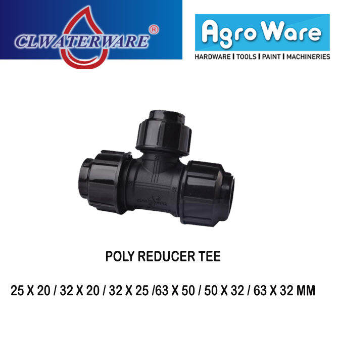 Poly Reducer Tee 25mm - 63mm | Lazada