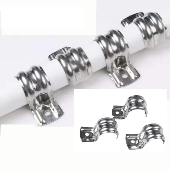 20pcs ################ P Type clamp ### Stainless steel Single pipe ...