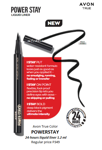 Avon True Color POWERSTAY 24-hour Liquid Liner 1.2 ml | Lazada PH