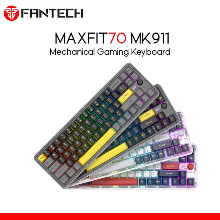 Fantech Gaming Keyboard Maxfit70 MK911 Mechanical Keyboard Gaming with ...
