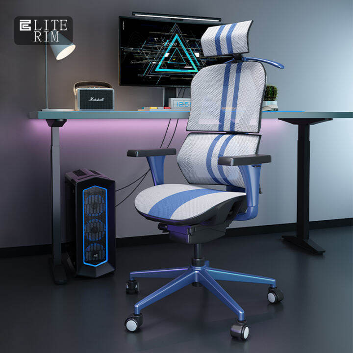 Elite Rim Gaming Chair เก้าอี้ที่เหมาะกับการทำงาน อุปกรณ์พยุงเอว พนัก ...
