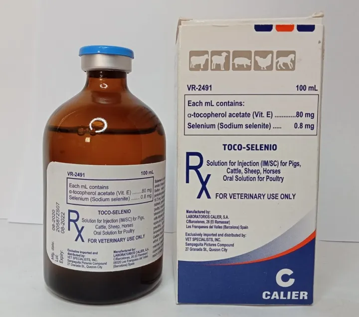 [CLR AGRIVET] 1 BOTTLE TOCO SELENIO 100ml/ Vitamin E for animals/ TOCO ...