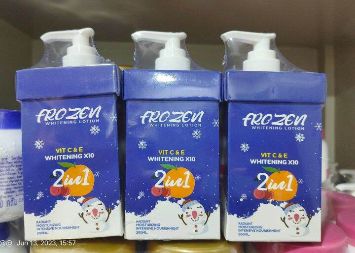 FROZEN x10 WHITENING BODY LOTION 2 in 1 ( 200 ML ) MADE FROM THAILAND ...