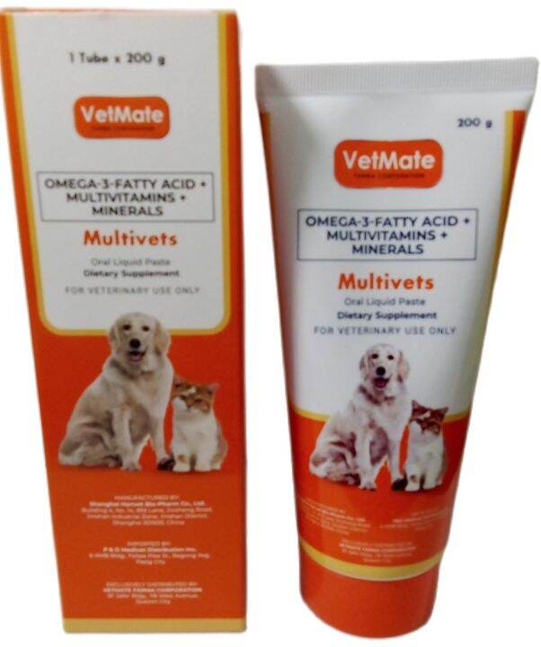 [3G AGRIVET] Vetmate Multivets 200g Oral Liquid Paste for Dogs and Cats ...