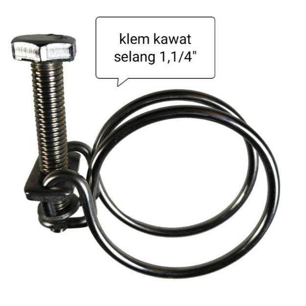 Klem Selang Air 11/4 Inchi Inc In Dim 11/4" Kawat Baja Tebal Kuat ...