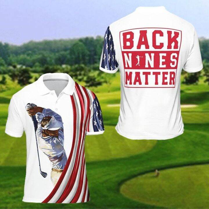 Back Nines Matter Golf Polo Shirts For Women Golf Polo Shirts For Men ...