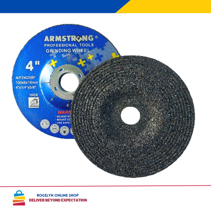 ARMSTRONG Grinding Disc 4' ( Per Piece/5pcs/10pcs/25pcs ) | Lazada PH