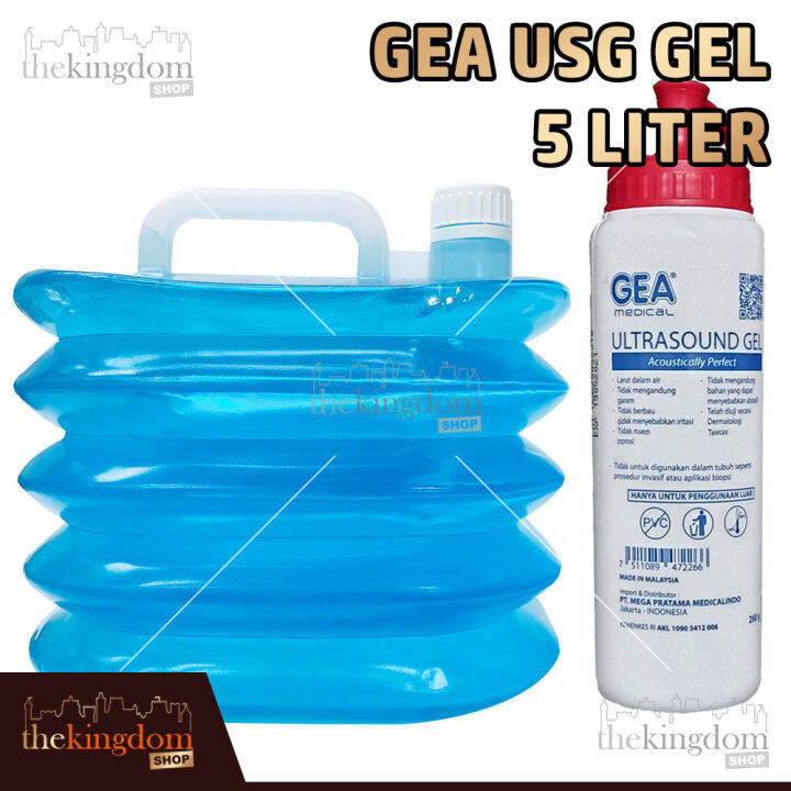 GEA USG Gel Jelly Ultrasound 5 Liter Botol Galon Refill | Lazada Indonesia