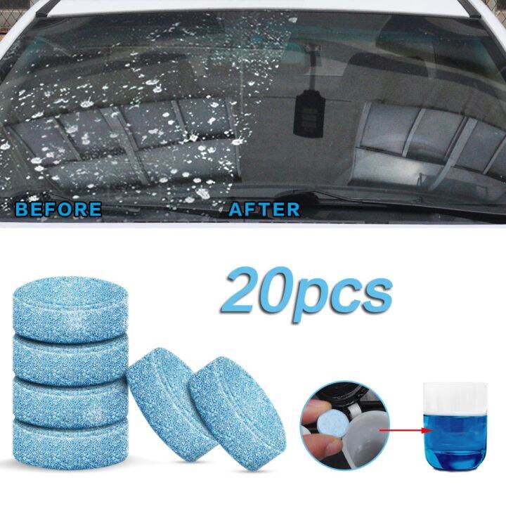 [HOT] Car Cleaning Effervescent Tablets Windshield Ultra-clear Wiper ...