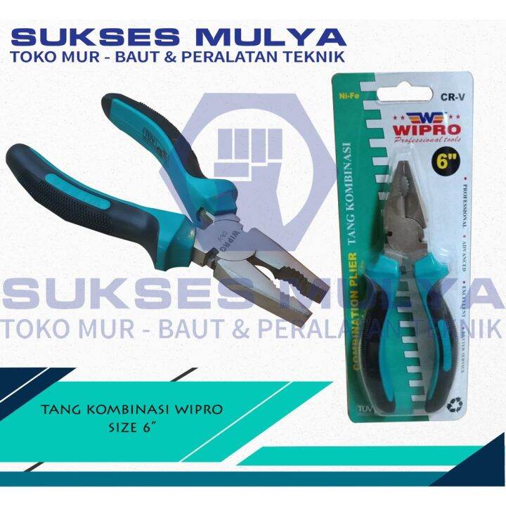 WIPRO Tang Kombinasi 6 inch | Lazada Indonesia