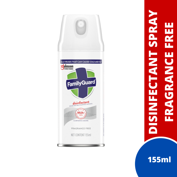 Family Guard Disinfectant Spray Fragrance Free 155ml | Lazada