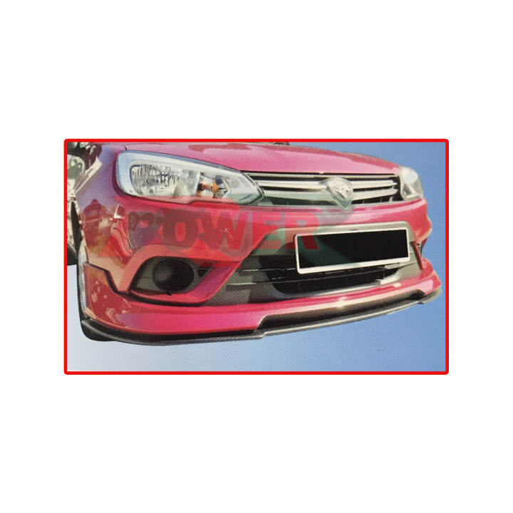 Proton Saga VVT Third Generation (2016) R-3 Style Front Skirt Skirting ...