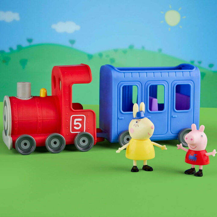 [Hayllo] Hasbro Peppa Pig Miss Rabbits Train | Lazada