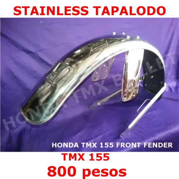 （Wdpiax）Front Fender , Tapalodo for Honda TMX 155 Stainless | Lazada PH