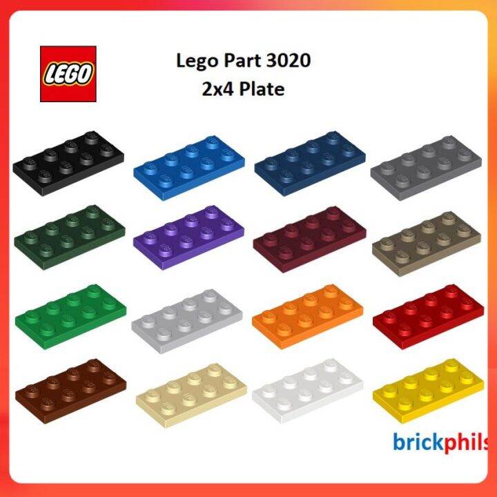Lego Part 3020 2x4 Plate (5pcs per Lot) | Lazada PH