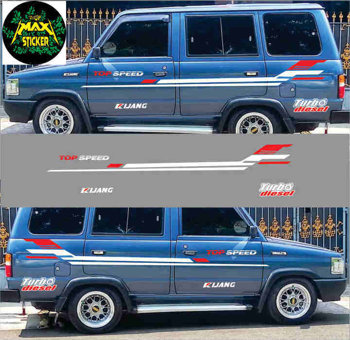 sticker list mobil toyota kijang grand extra kijang lgx kijang kristal ...