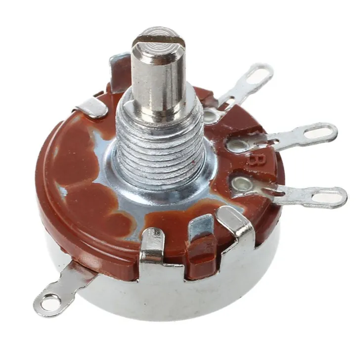 WTH118 22K ohm Single Turn Rotary Linear Taper Carbon Potentiometer Pot ...