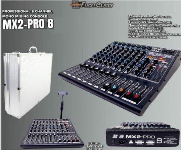 mixer firstclass mx2 pro8 8 channel free hardcase original firstclass ...