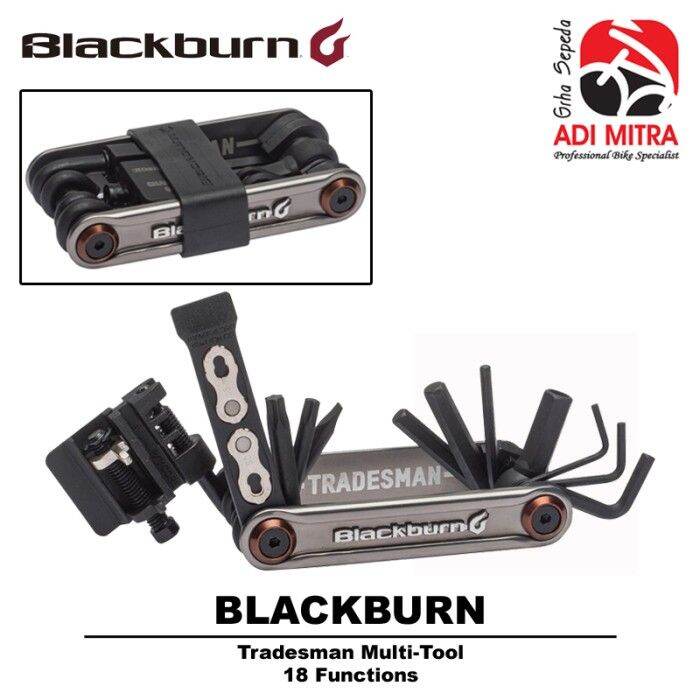 Blackburn Tradesman Multi-Tool 18F Bike Toolkit Kunci Sepeda Set | Lazada Indonesia