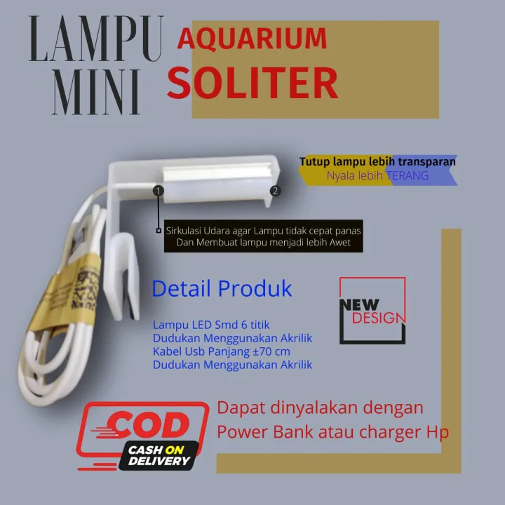 New Lampu Led Aquarium Mini Hias untuk Penerangan dan Pencahayaan ...