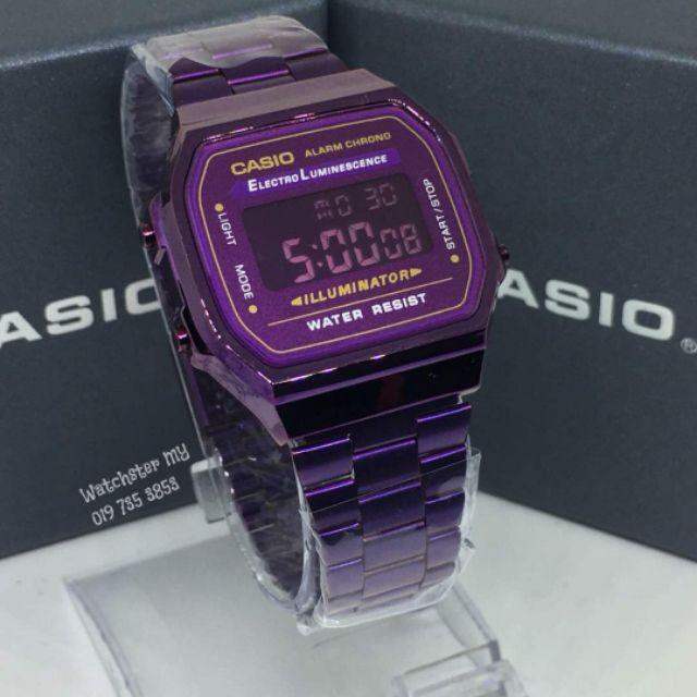 Casi0 A168 Purple | Lazada: Buy sell online Casual with cheap price | Lazada