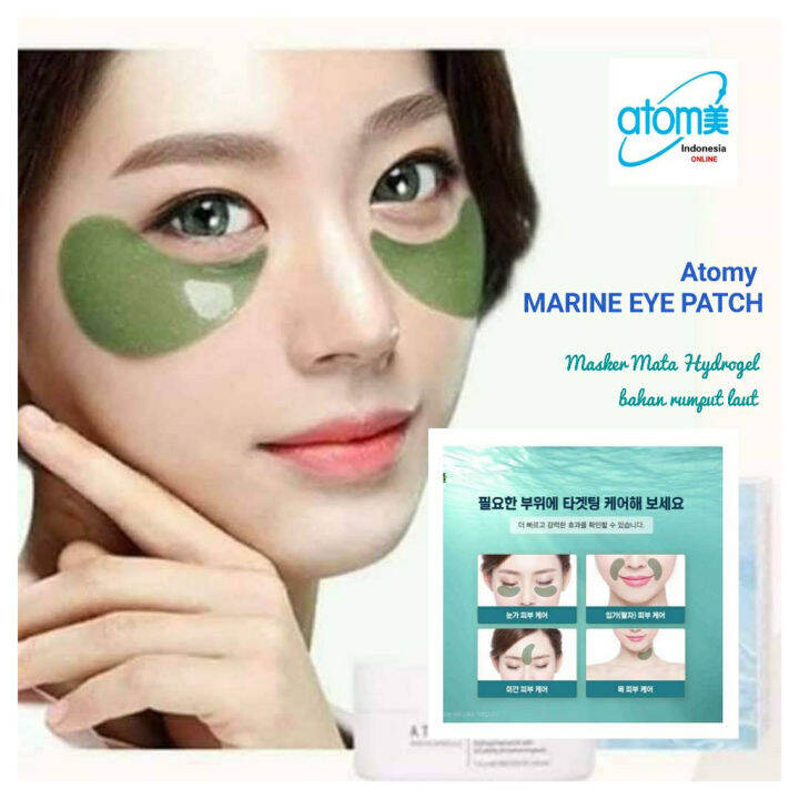 ATOMY MASKER MATA MARINE AMPOULE EYE PATCH isi 60 Masker Mata Hydrogel ...