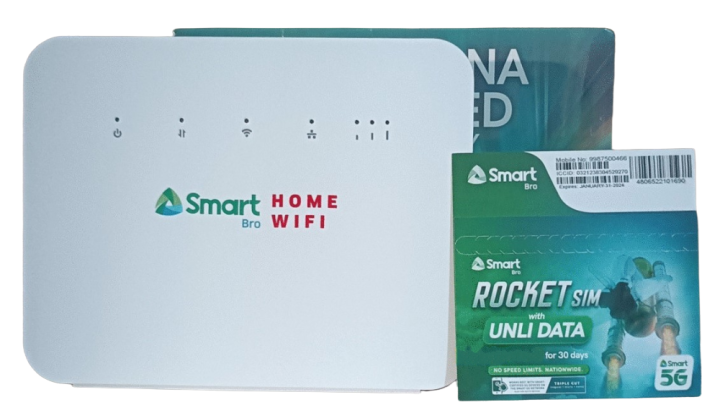 OPENLINE SMART Bro CAT6 LTE-Advanced Prepaid Home WiFi w/ ROCKET sim UNLI data 30 days | Lazada PH