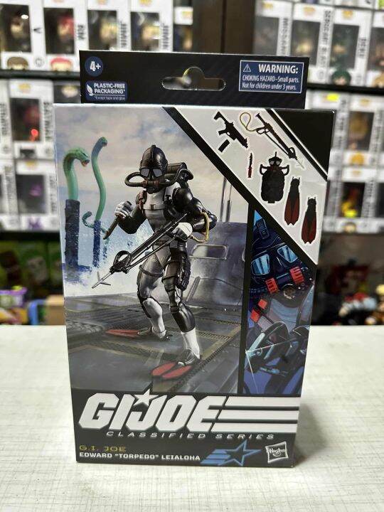 HASBRO GI JOE CLASSIFIED SERIES EDWARD “TORPEDO” LEIALOHA 6” Action ...