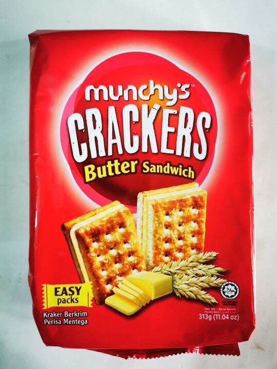 Munchy's Crackers Butter Sandwich / Choc Sandwich (Individually Pack ...