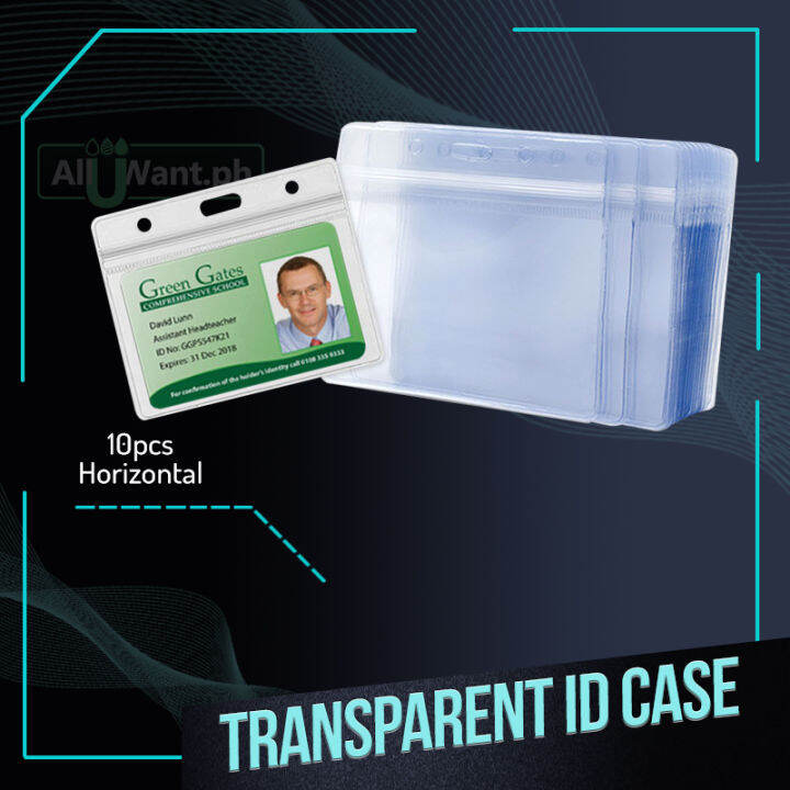 Transparent Plastic ID Case / ID Holder / ID Protector Vertical ...