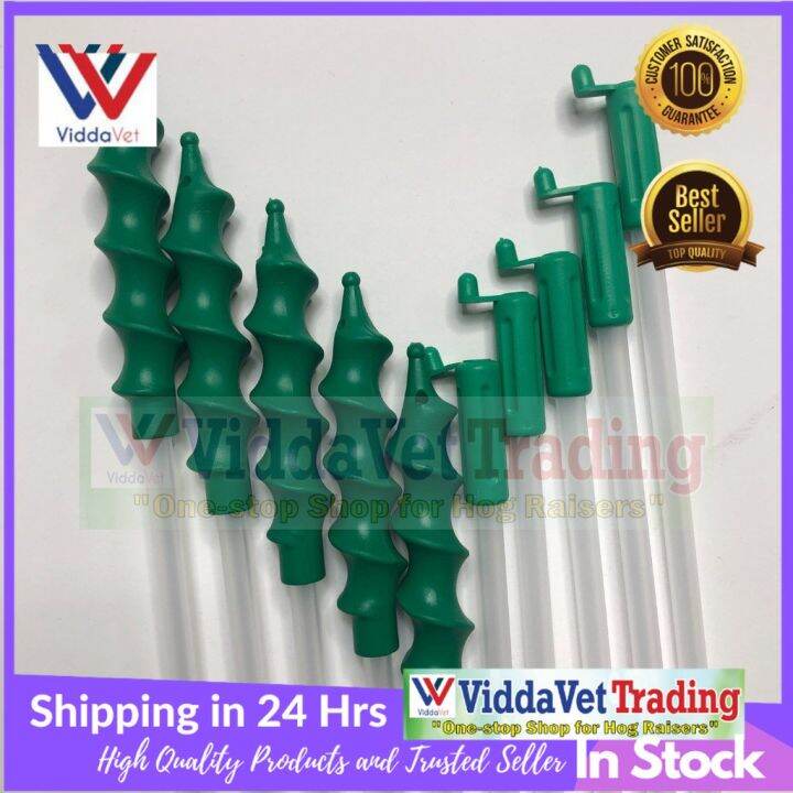 10 pcs Pig Spiral Catheter with end cap for pigs spiral catheter for ...