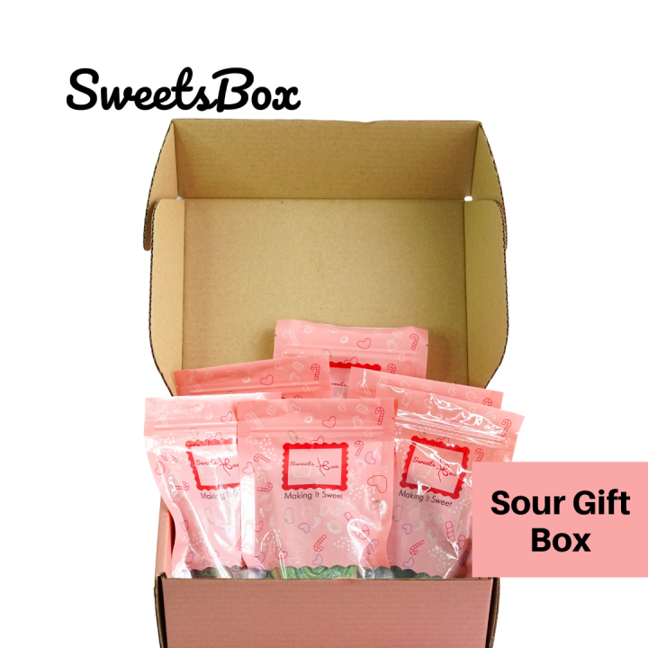 SweetsBox | SweetsBox Sour Box / Sweet Collection - 600g-900g - Halal Candy Gummy | Lazada