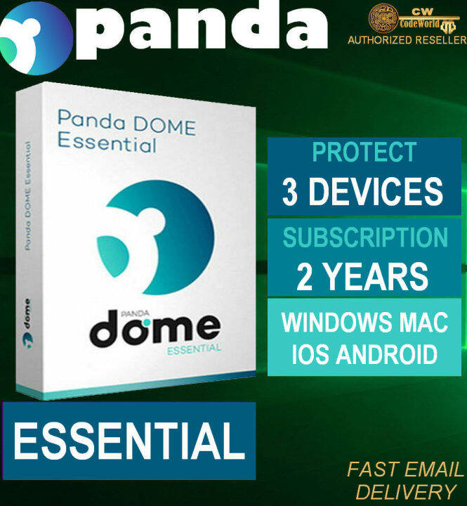 PANDA DOME - ESSENTIAL 3Devices|2Years LICENSE KEY ONLY ANTIVIRUS INTERNET SECURITY | Lazada PH