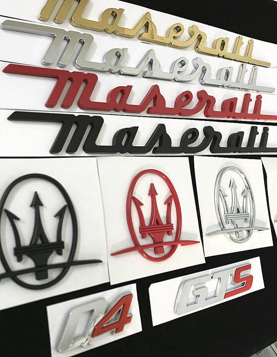 President of Maserati logo SQ4 rear tail logo Geberit refitted logo ...