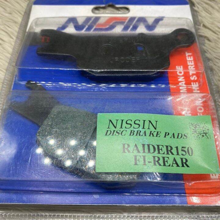NISSIN DISC BRAKE PAD RAIDER150 FI -REAR ☆☆ | Lazada PH