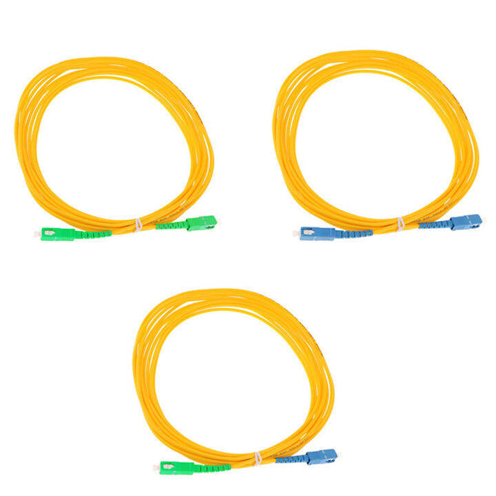Fiber Optic Patch Cable Simplex Single Mode SC to SC Male PLDT GLOBE ...