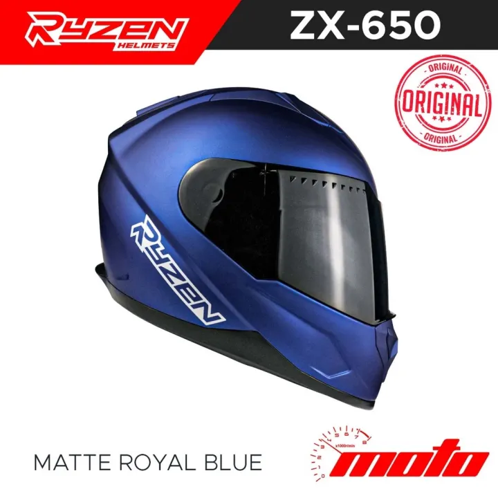 The new 2022 Moto RYZEN ZX650 Mono Color Helmets Dual Visor | Lazada PH