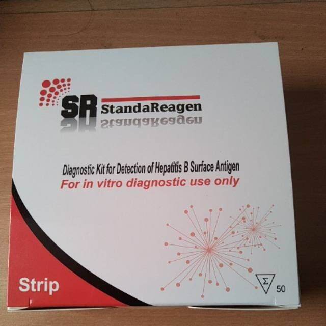 HbsAg Hepatitis B StandaReagen / HbsAg Test Strip isi 50's | Lazada ...