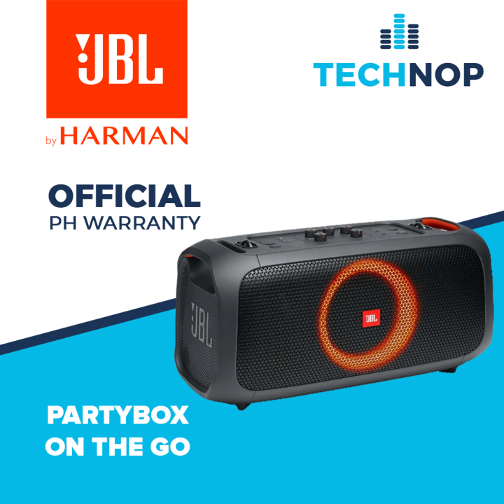 Jbl PartyBox On The Go / OTG Bluetooth Speaker With Two FREE Wireless High End Microphone ...