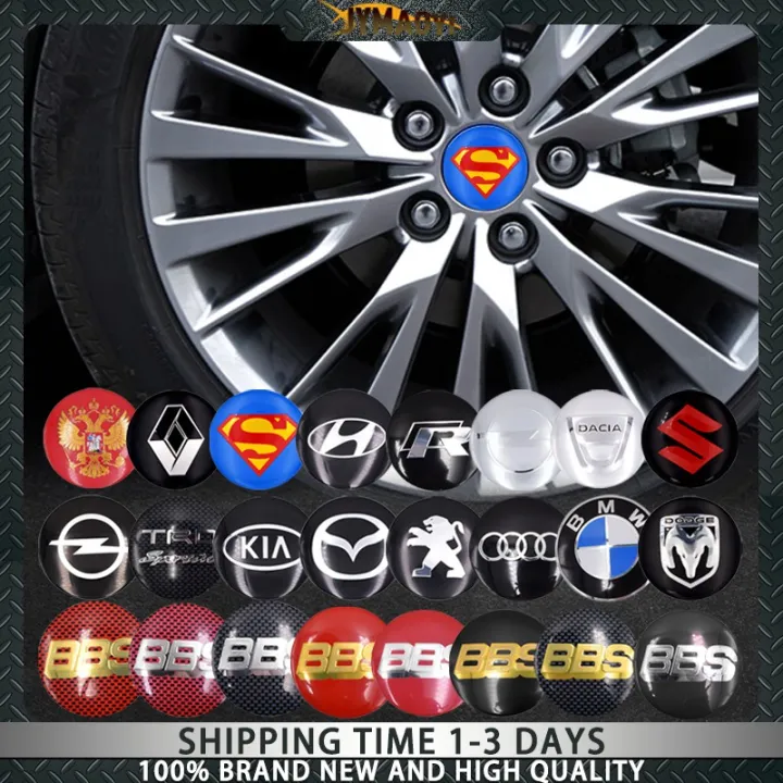 ZEWAN NEW 4Pcs 56MM Car Wheel Center Hub Cap Stickers Sport Rim cover ...