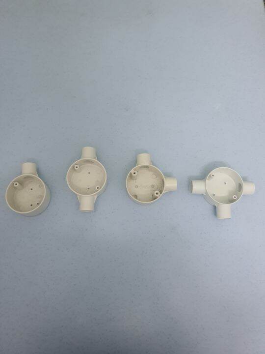 PVC Joint Conduit fittings 20mm (1-4way Box, Lid Cover) | Lazada