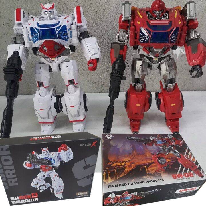 Transformation Toys Ratchet SW01 SS82 Ironhide SW02 SS84 22Cm Movie Series Action Alloy Figure ...