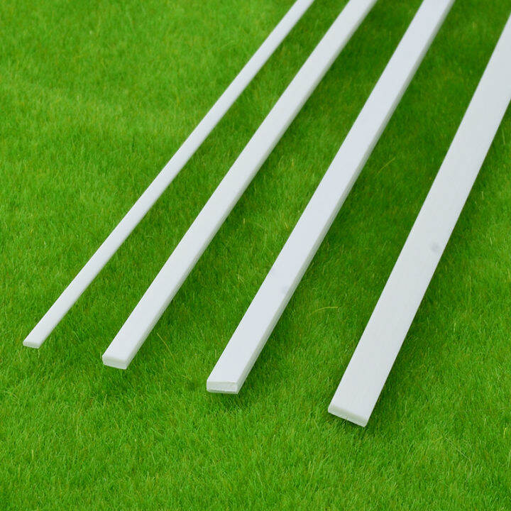 5pcs ABS plastic white flat rod tube 2/3/4/5x250mm, used for DIY ...