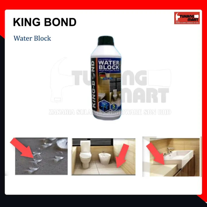 KING BOND WATER BLOCK WATERPROOFING SOLUTION (MADE IN GERMANY) | Lazada