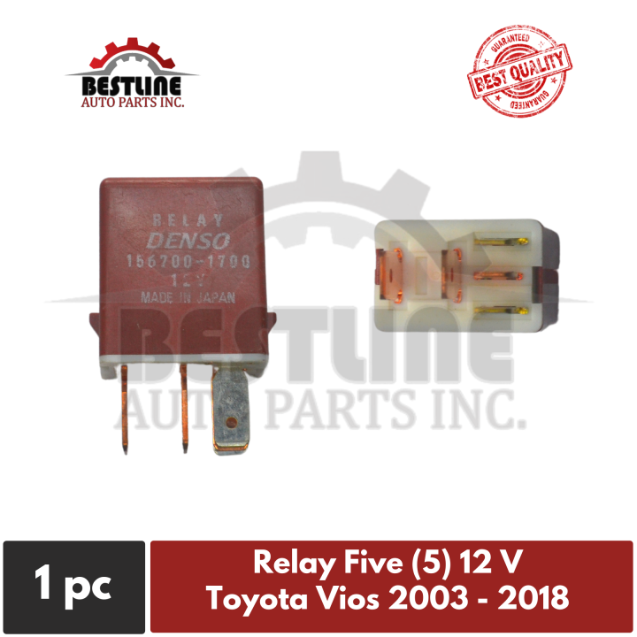 Cooling Fan Relay 5 Pin Relay for Toyota Vios All Models Robin Batman ...