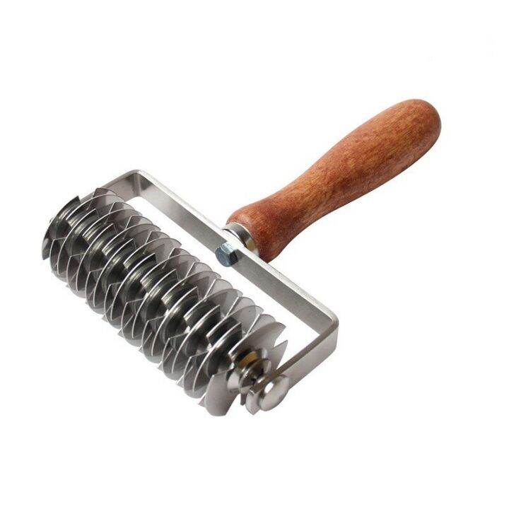 Kitchen Stainless Steel Lattice Cutter Roller Pastry Bread Pizza Wheel ...