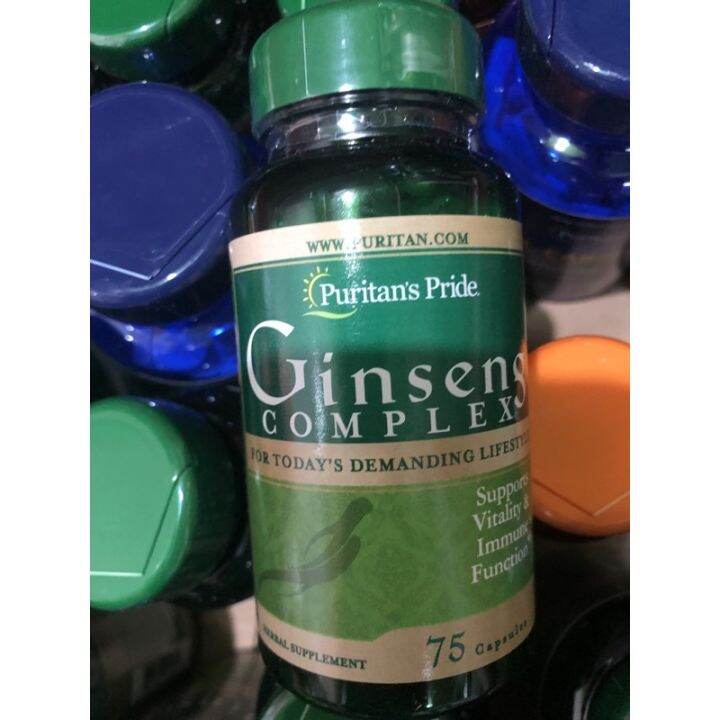 puritan’s pride ginseng complex 75 caps | Lazada PH