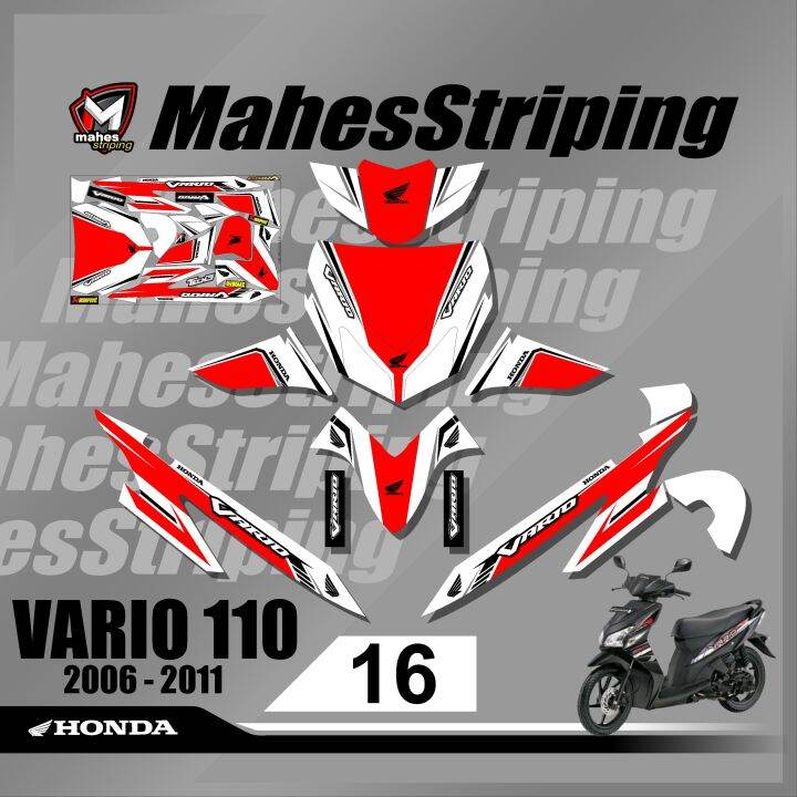 Decal Stiker Fullbody Vario 110 CW Karbu 2006 2007 2008 2009 Sticker ...